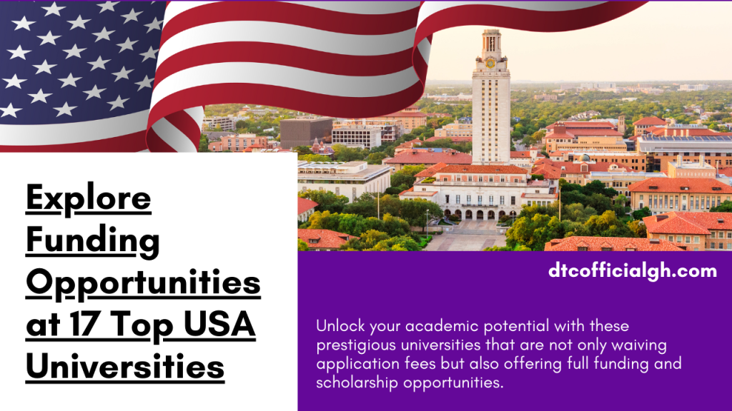 Explore Exciting Funding Opportunities at 17 USA Universities ...