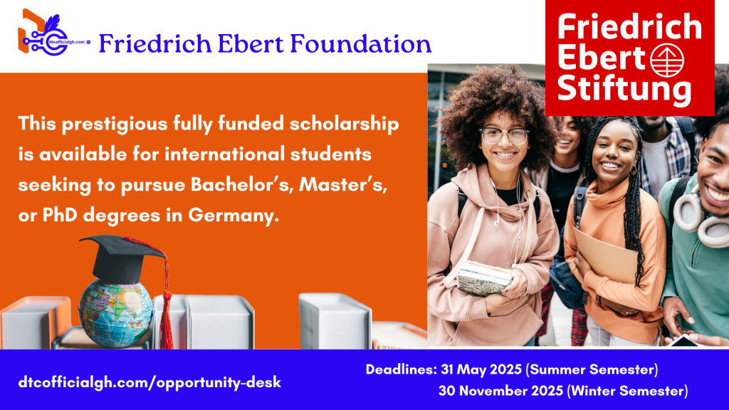 Friedrich Ebert Foundation Scholarship 2025-26 in Germany | Fully ...