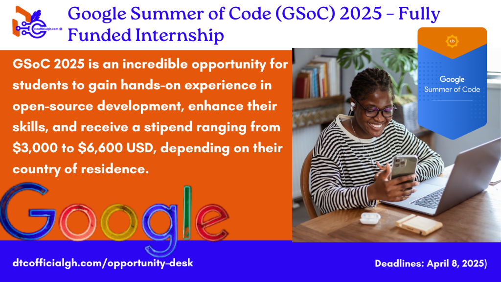 Apply for Google Summer of Code (GSoC) 2025 – Fully Funded Internship - Dreamers ...